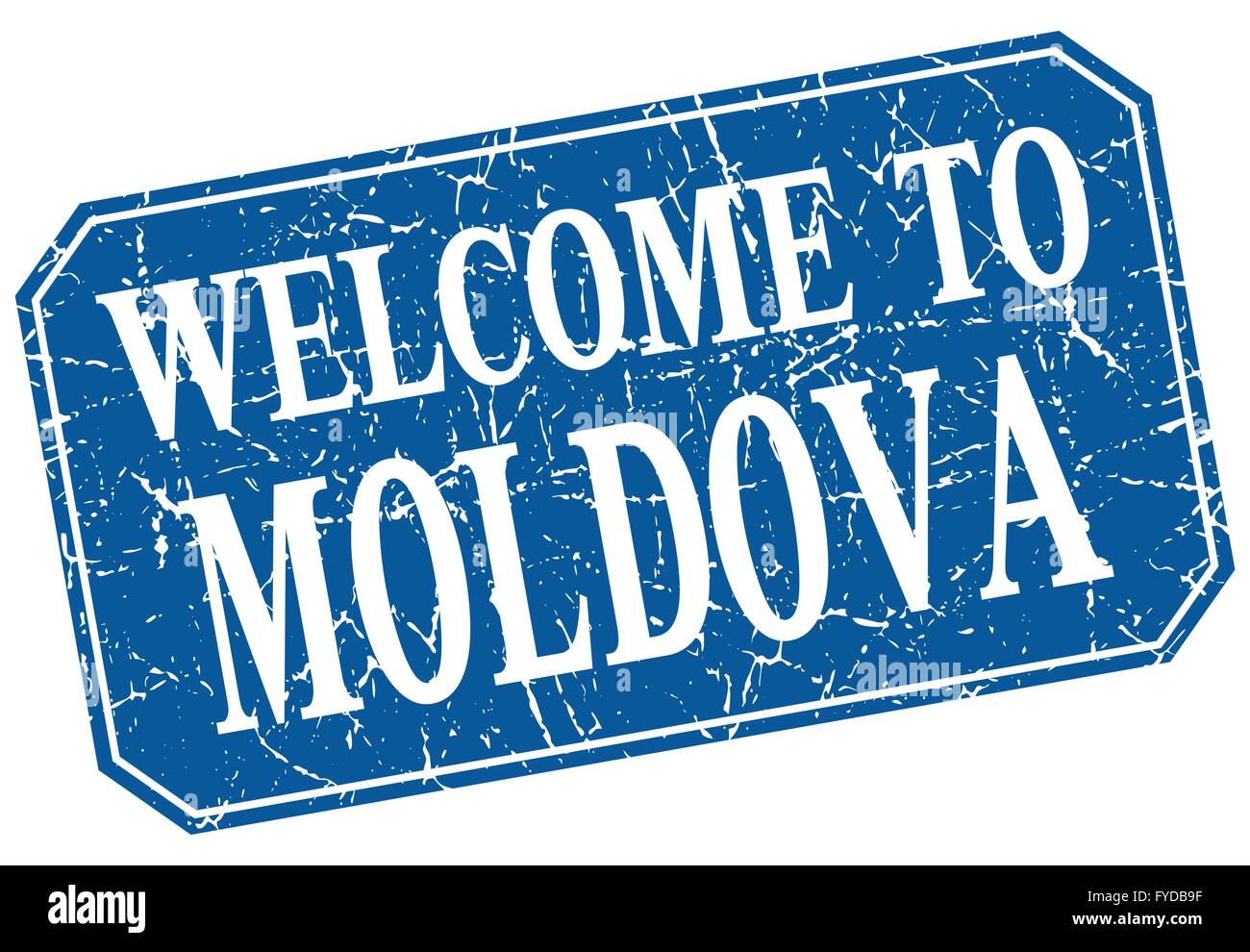 welcome to Moldova blue square grunge stamp Stock Vector Image & Art ...