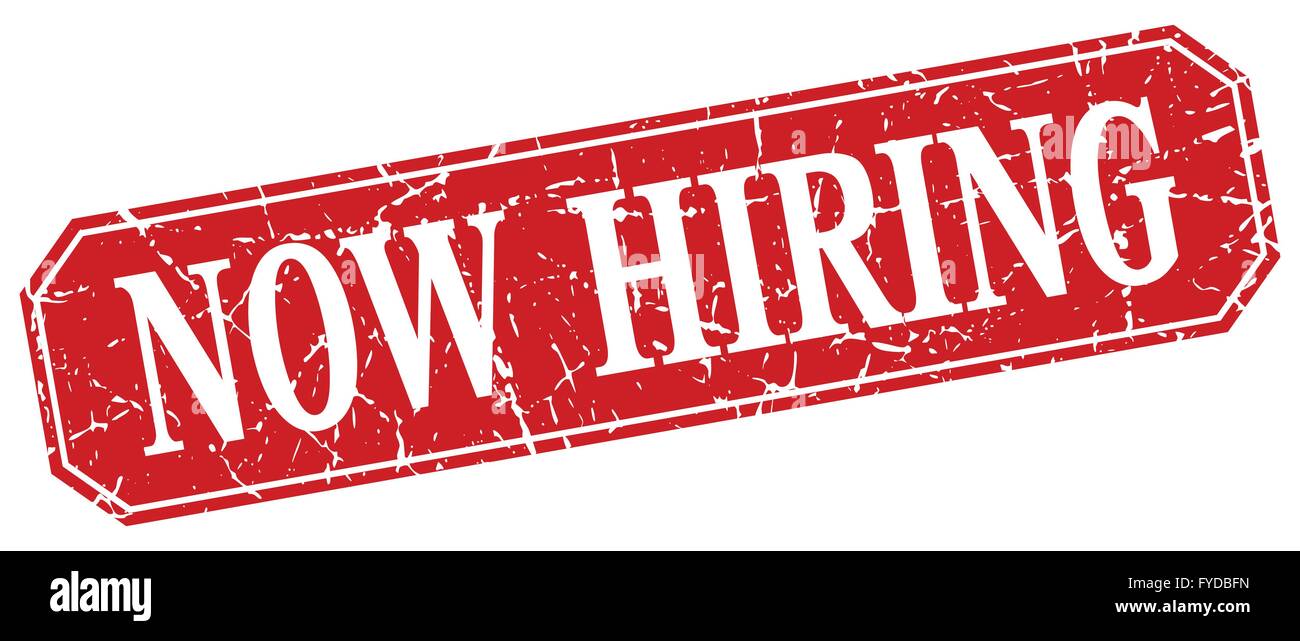 Now hiring square stamp hi-res stock photography and images - Alamy