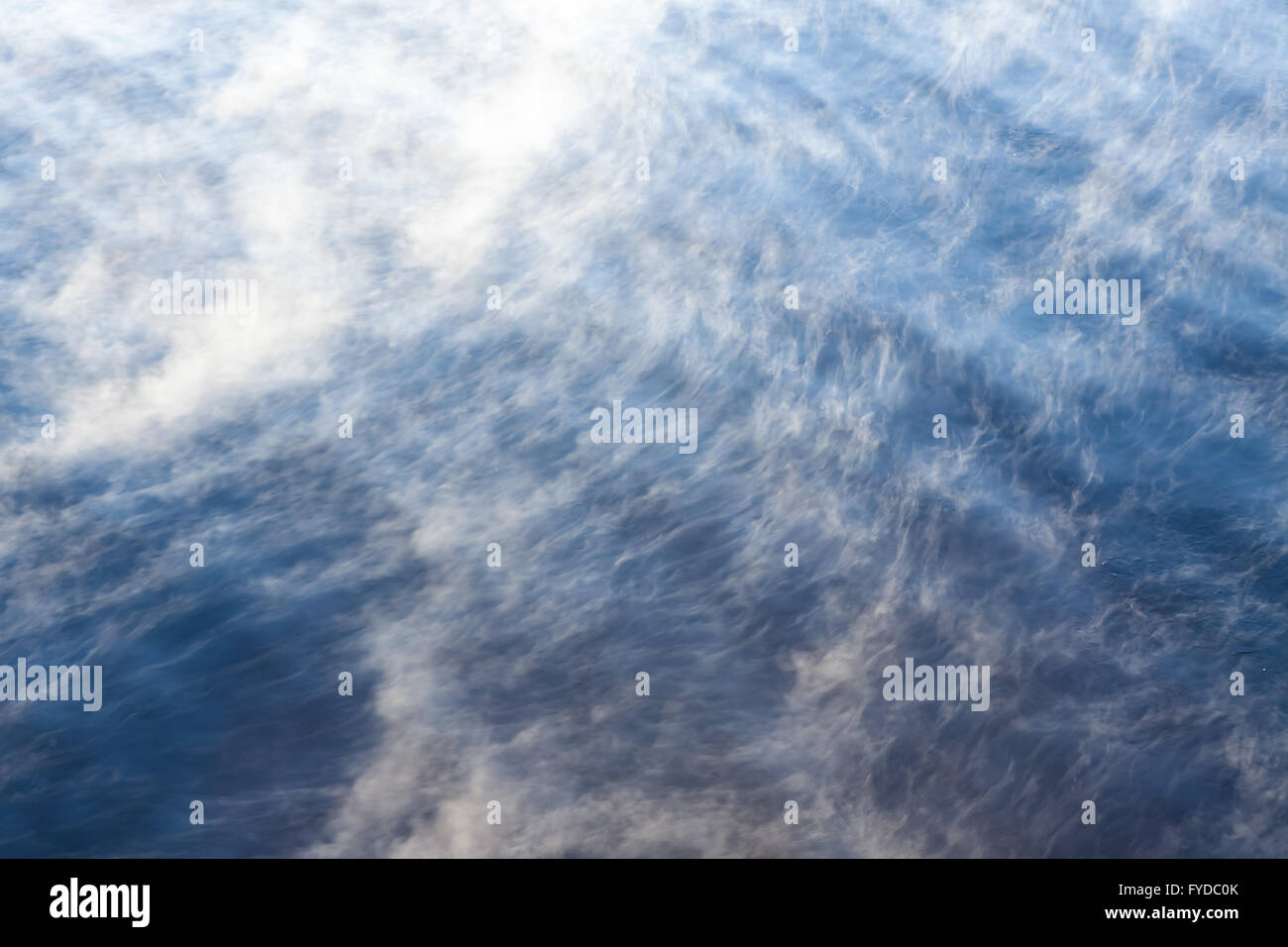 Water vapor on surface of cold water Stock Photo - Alamy