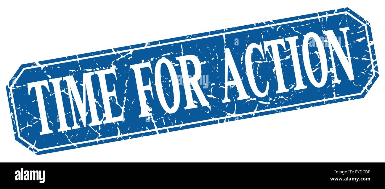 Time action sign square hi-res stock photography and images - Alamy