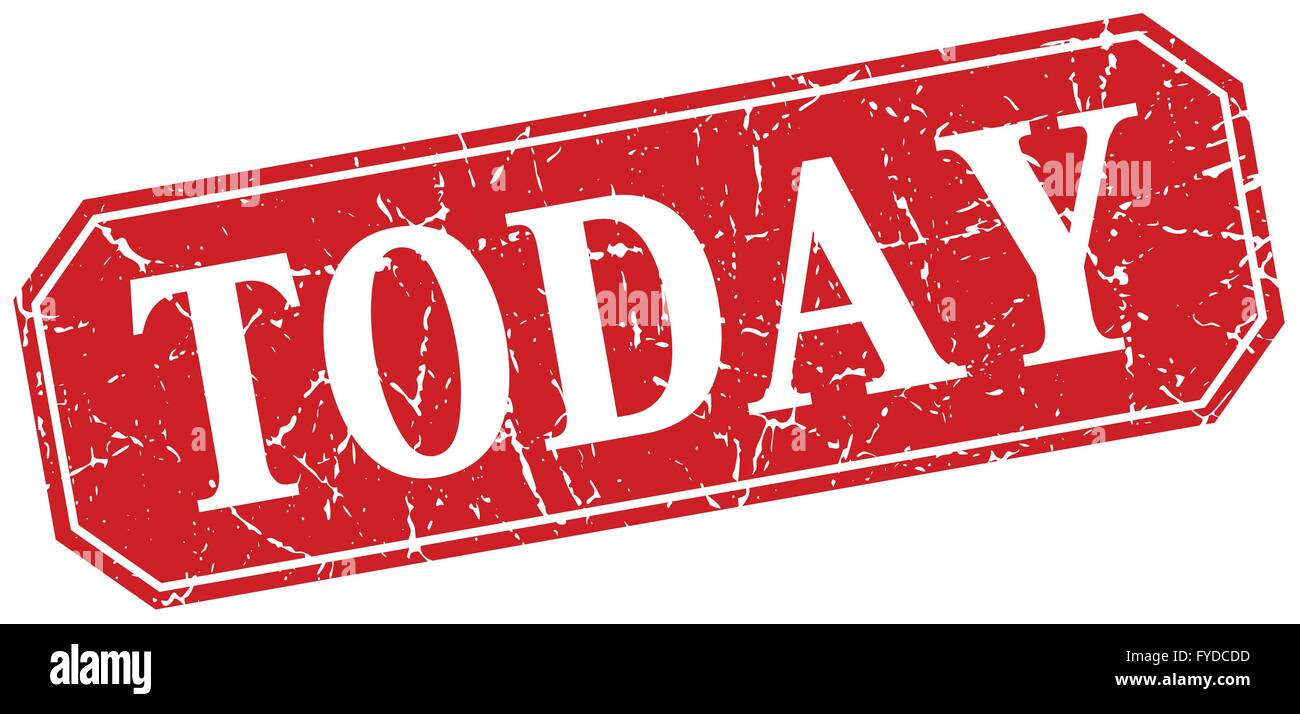 today red square vintage grunge isolated sign Stock Vector Image & Art ...