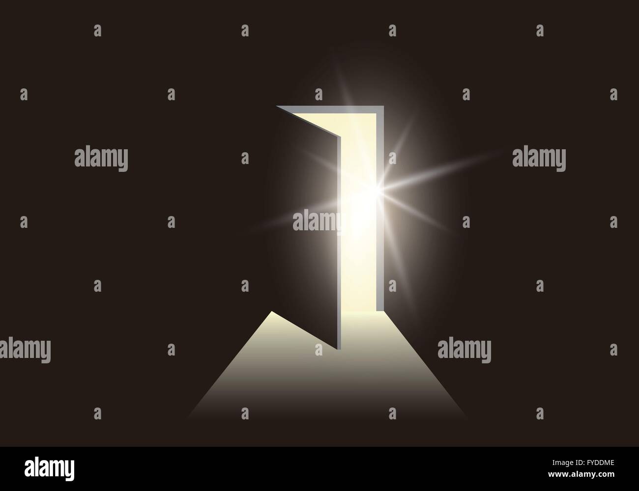 Shine bright through dark Stock Vector Images - Alamy