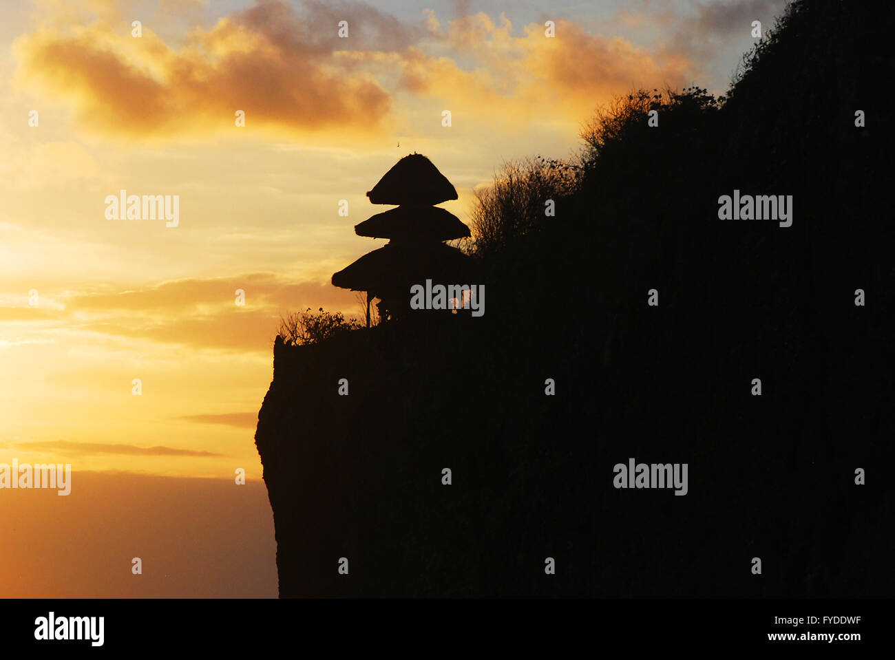 Uluwatu temple bali sunset hi-res stock photography and images - Alamy