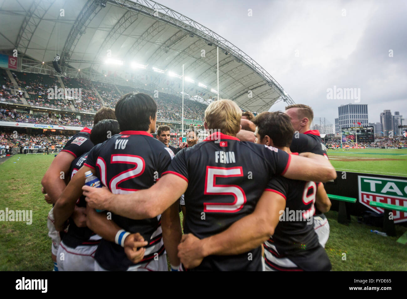 Australia rugby team huddle hi-res stock photography and images - Alamy