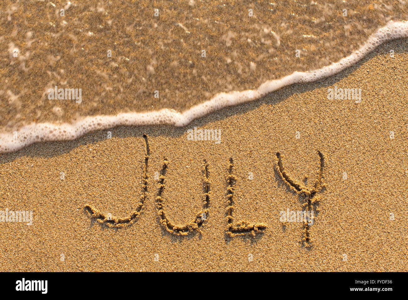 Word july hi-res stock photography and images - Alamy