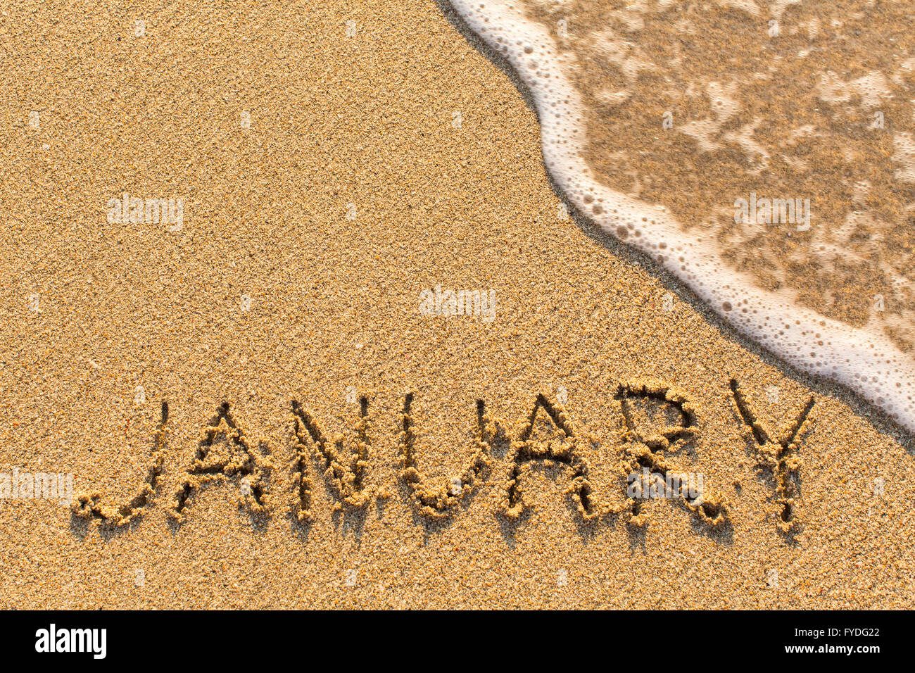 January Word High Resolution Stock Photography and Images - Alamy