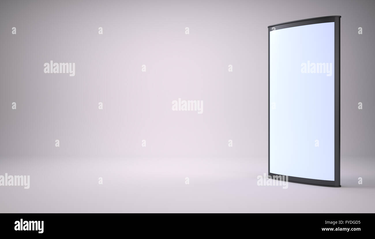 Advertising empty lightbox in the studio Stock Photo - Alamy