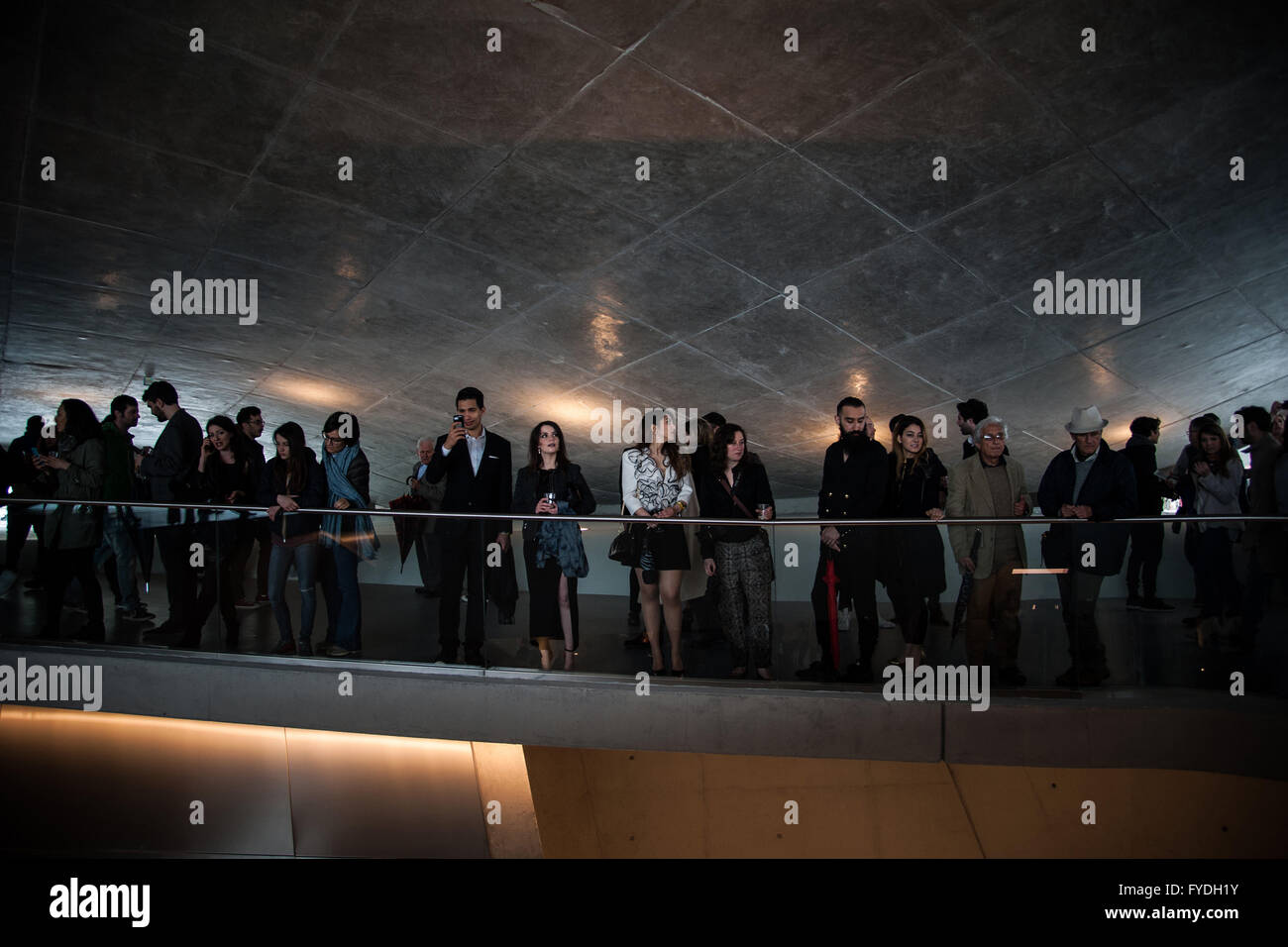 Harbor Station Zaha Hadid internal overview. Inaugurated in the port of ...