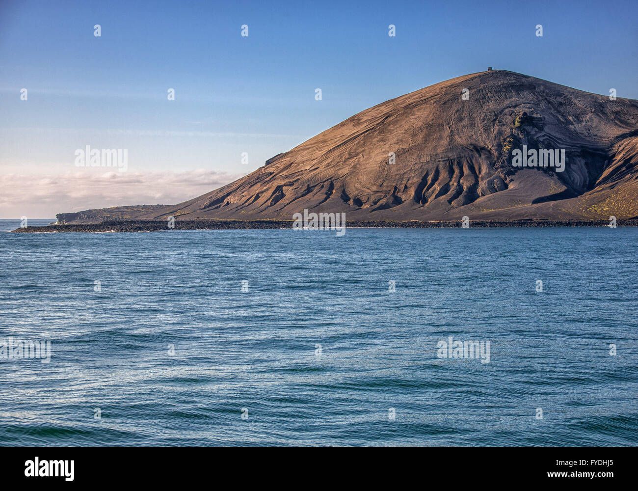 August 3, 2015 - Detailed features of Surtsey island. Iceland is home ...