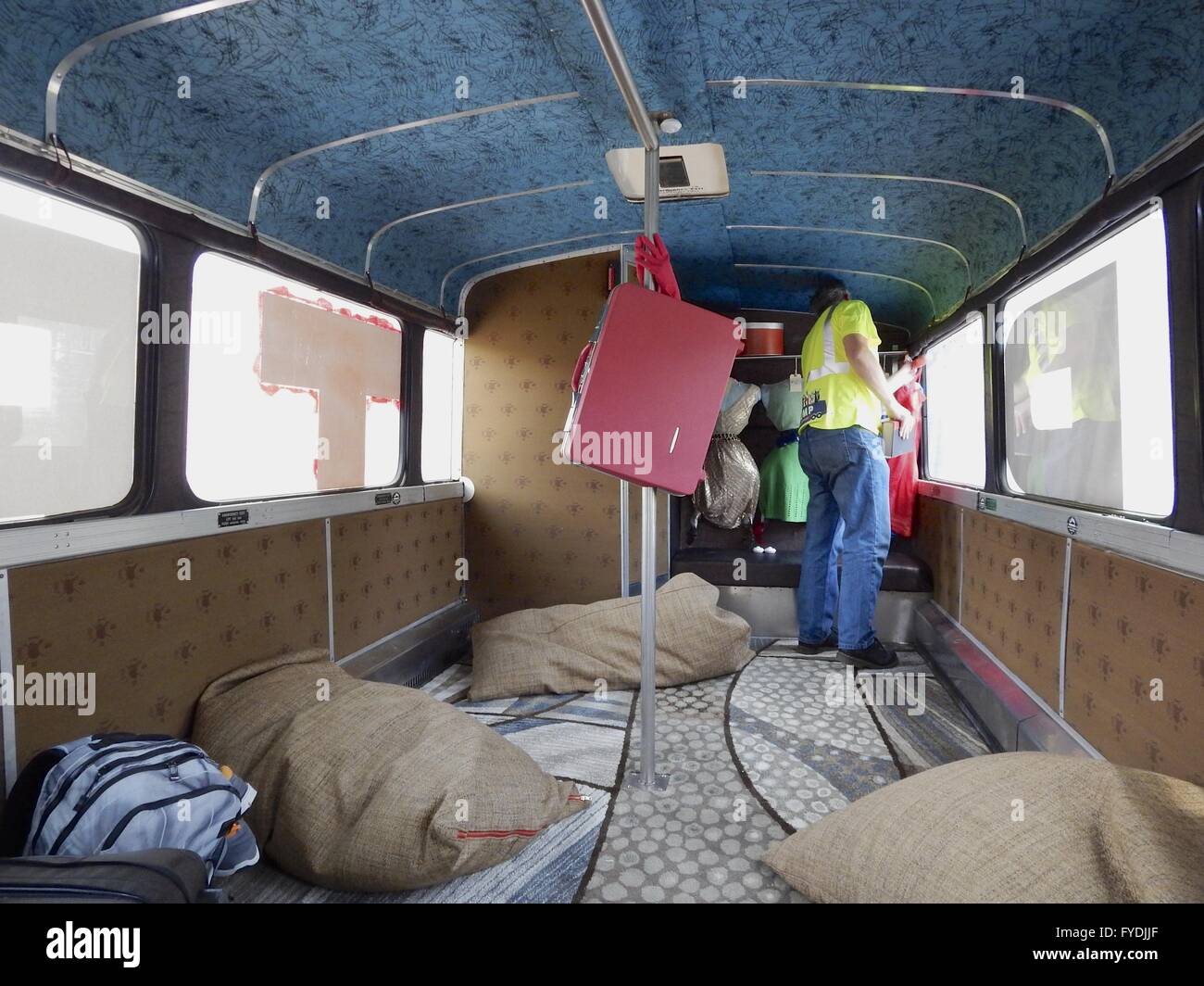 Philadelphia, Pennsylvania, USA. 25th Apr, 2016. New York artist Mary ...