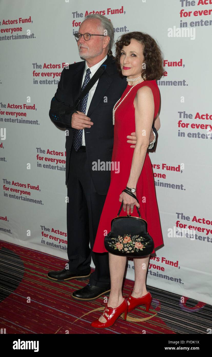 New York, NY, USA. 25th Apr, 2016. Chris Calkins, Bebe Neuwirth at ...