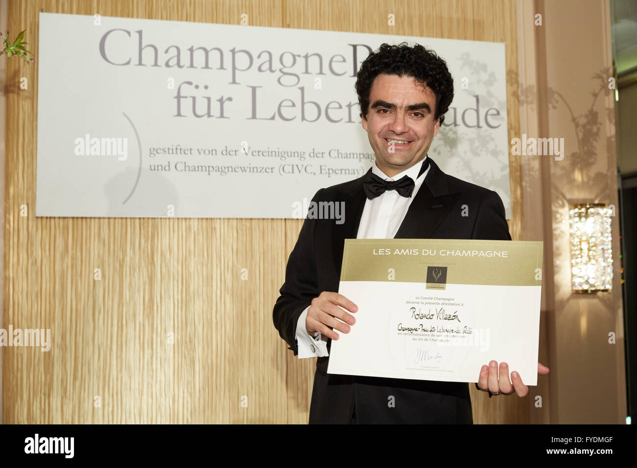 Hamburg, Germany. 25th Apr, 2016. Mexican opera singer and this year's ...