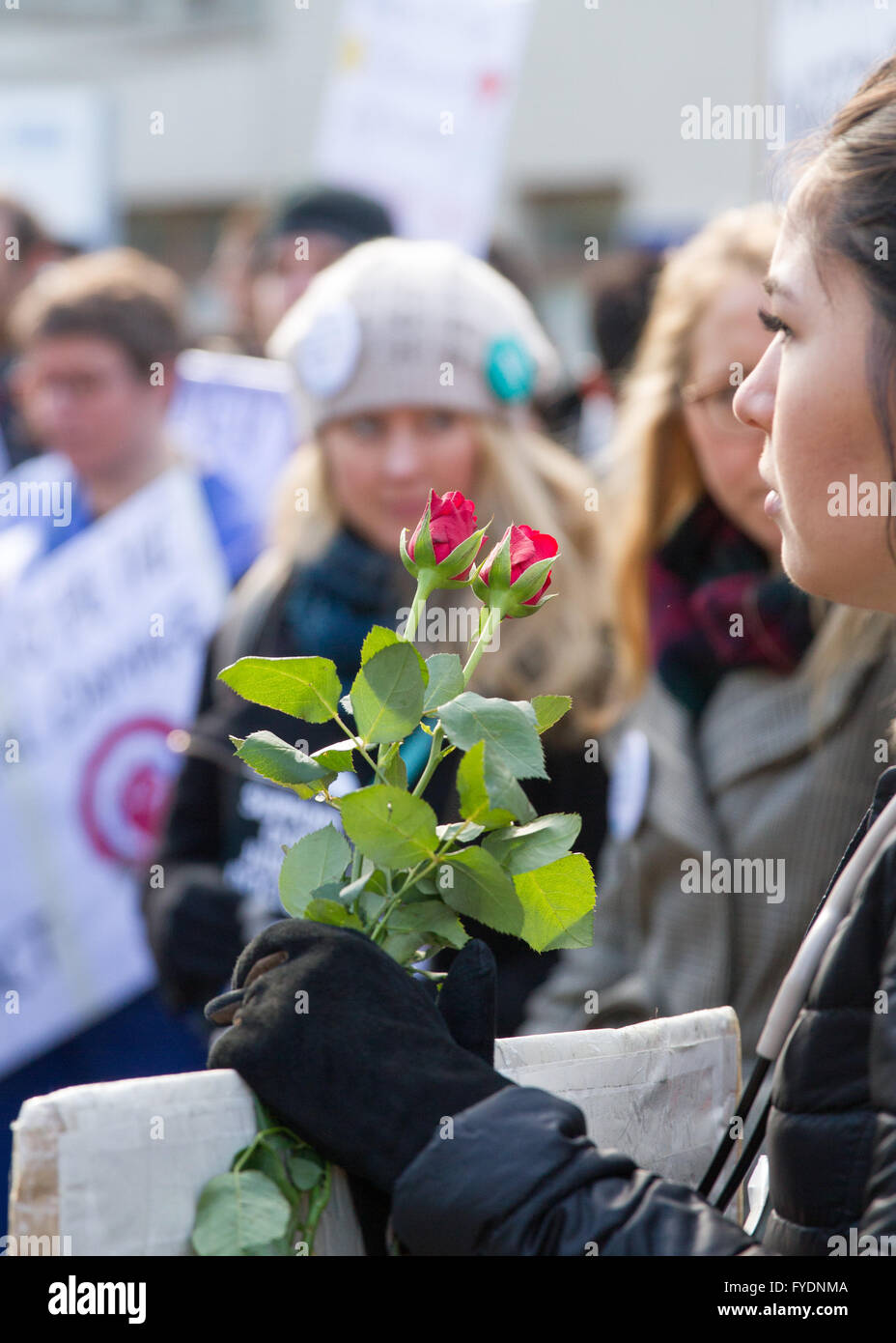 London, UK 26th April, 2016. 2-day junior doctors' strike begins. St ...