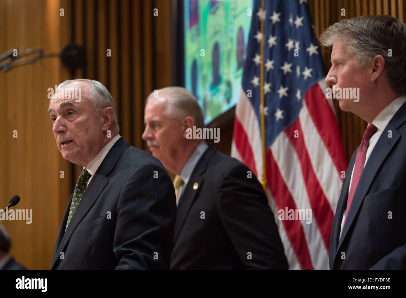 New York, NY, USA. 25th Apr, 2016. Police Commissioner WILLIAM BRATTON ...