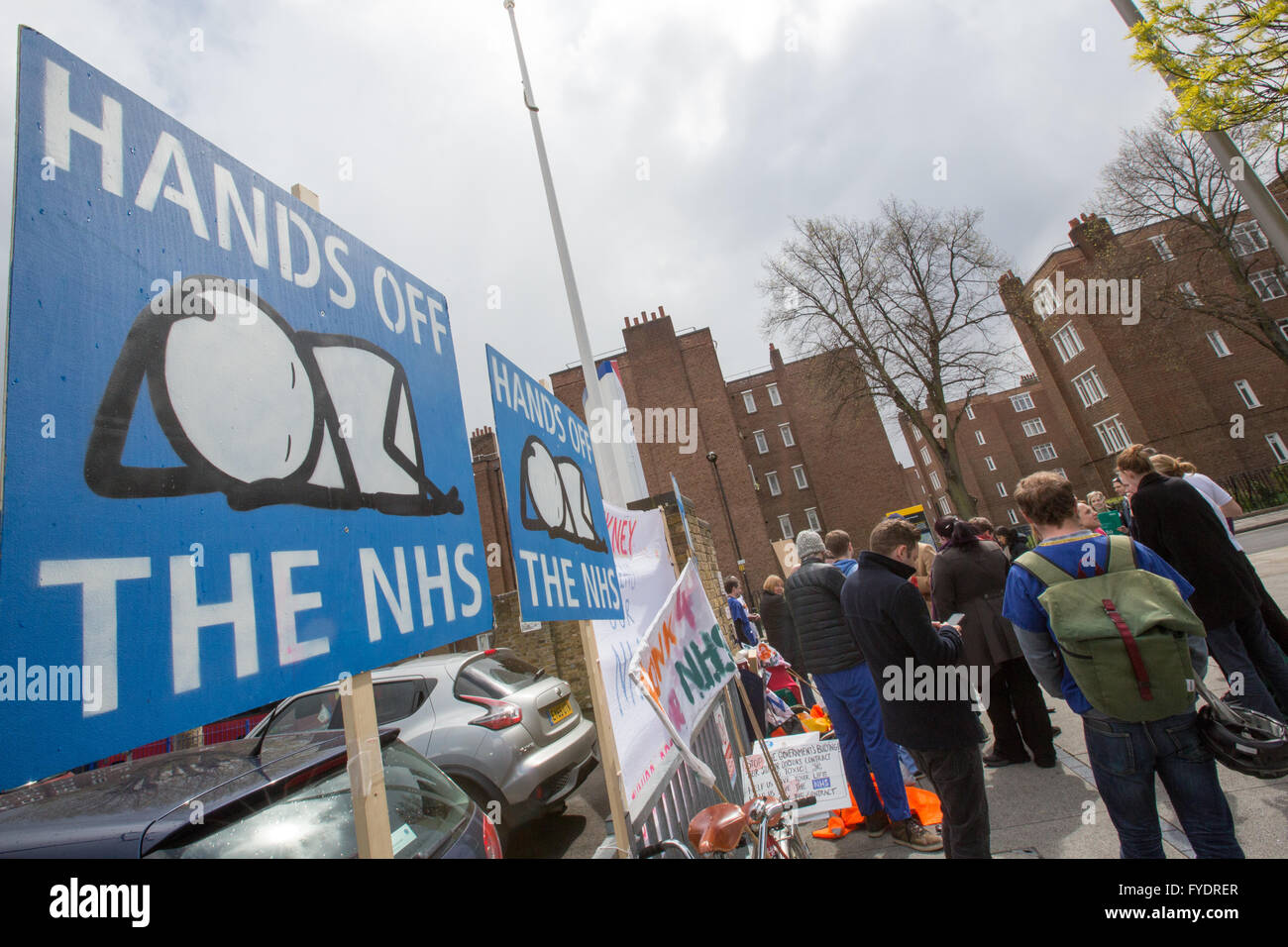 London, UK 26th April, 2016. 2-day junior doctors' strike begins ...