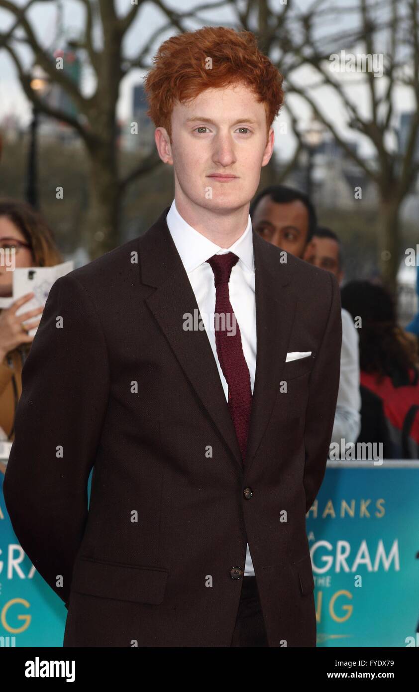 London UK. Will Merrick at A Hologram For The King - UK film premiere ...