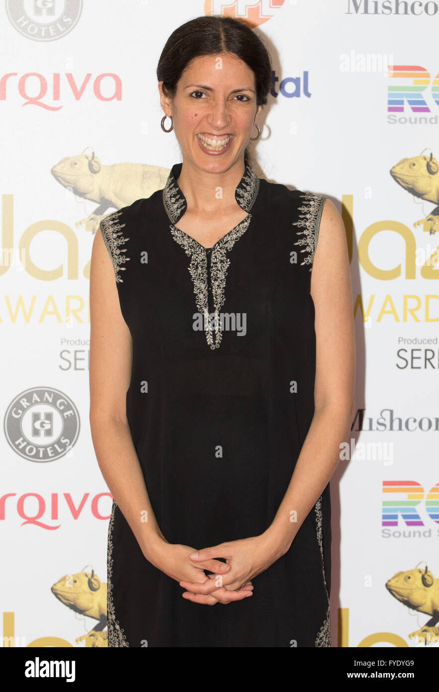 Victoria House, London, April 26th 2016. Zoe Rahman photographed at the ...