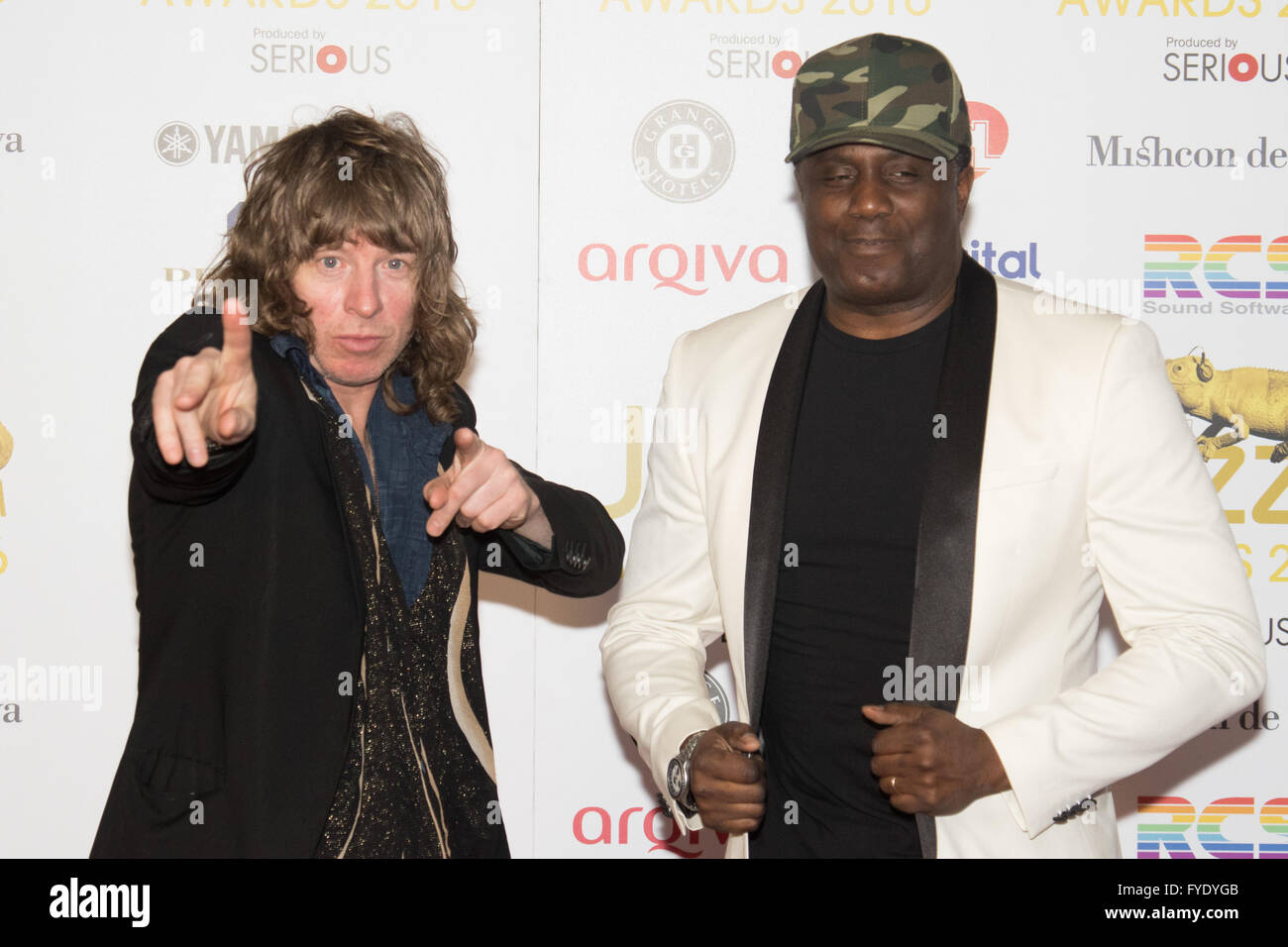 Victoria House, London, April 26th 2016. Simon Bartholomew and Andrew ...