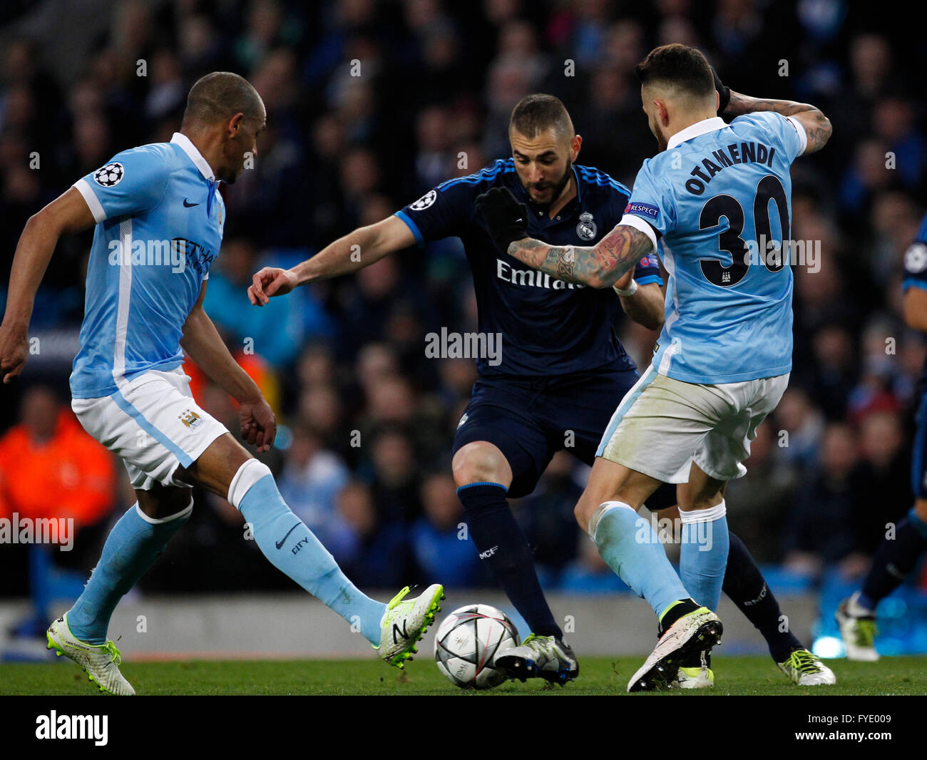 The Etihad, Manchester, UK. 26th Apr, 2016. UEFA Champions League ...