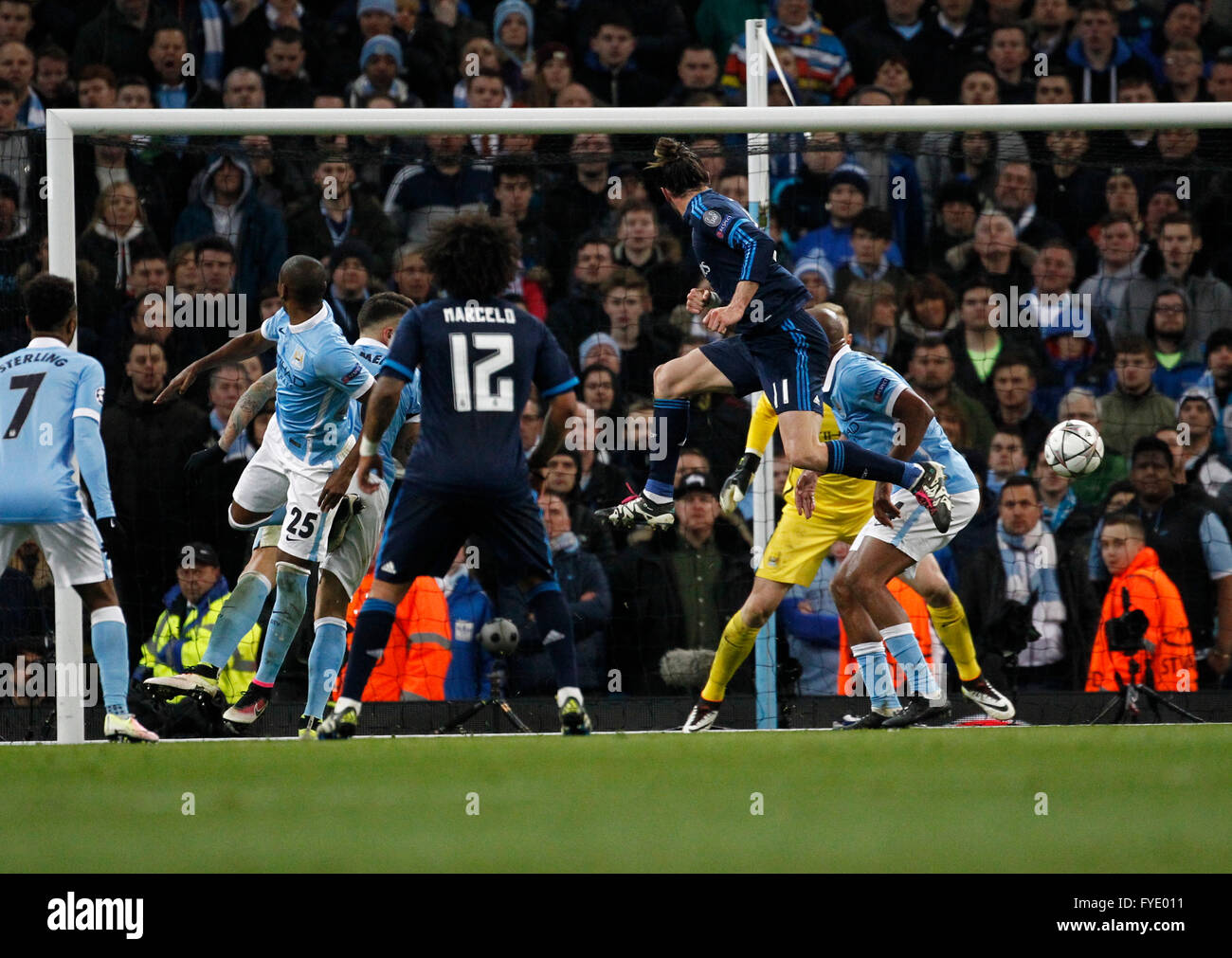 The Etihad, Manchester, UK. 26th Apr, 2016. UEFA Champions League ...