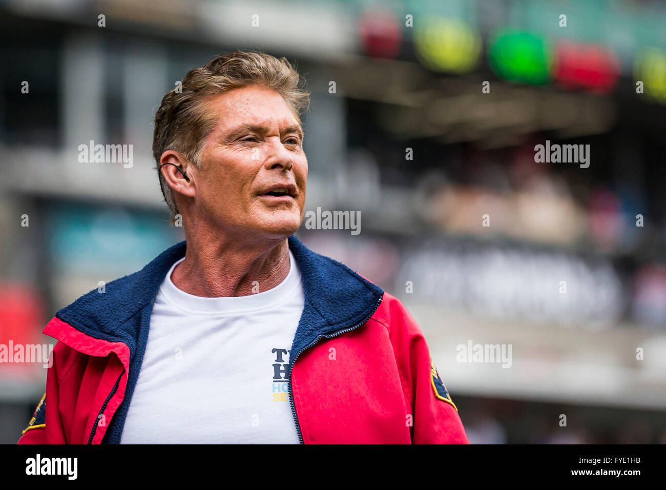 David hasselhoff performs during the 2016 HSBC / Cathay Pacific Hong ...