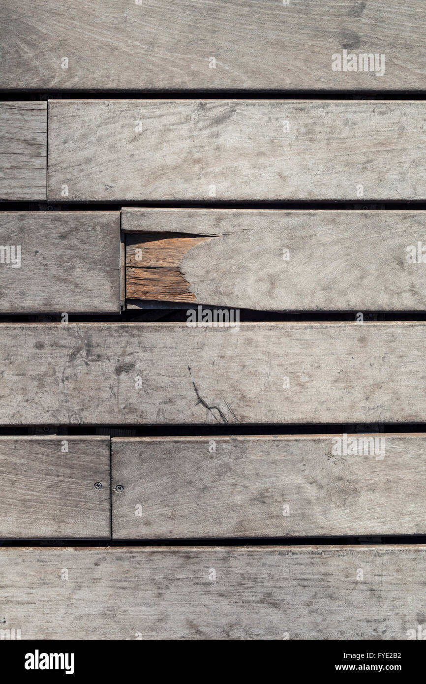 Wooden boards with a chipped part Stock Photo - Alamy