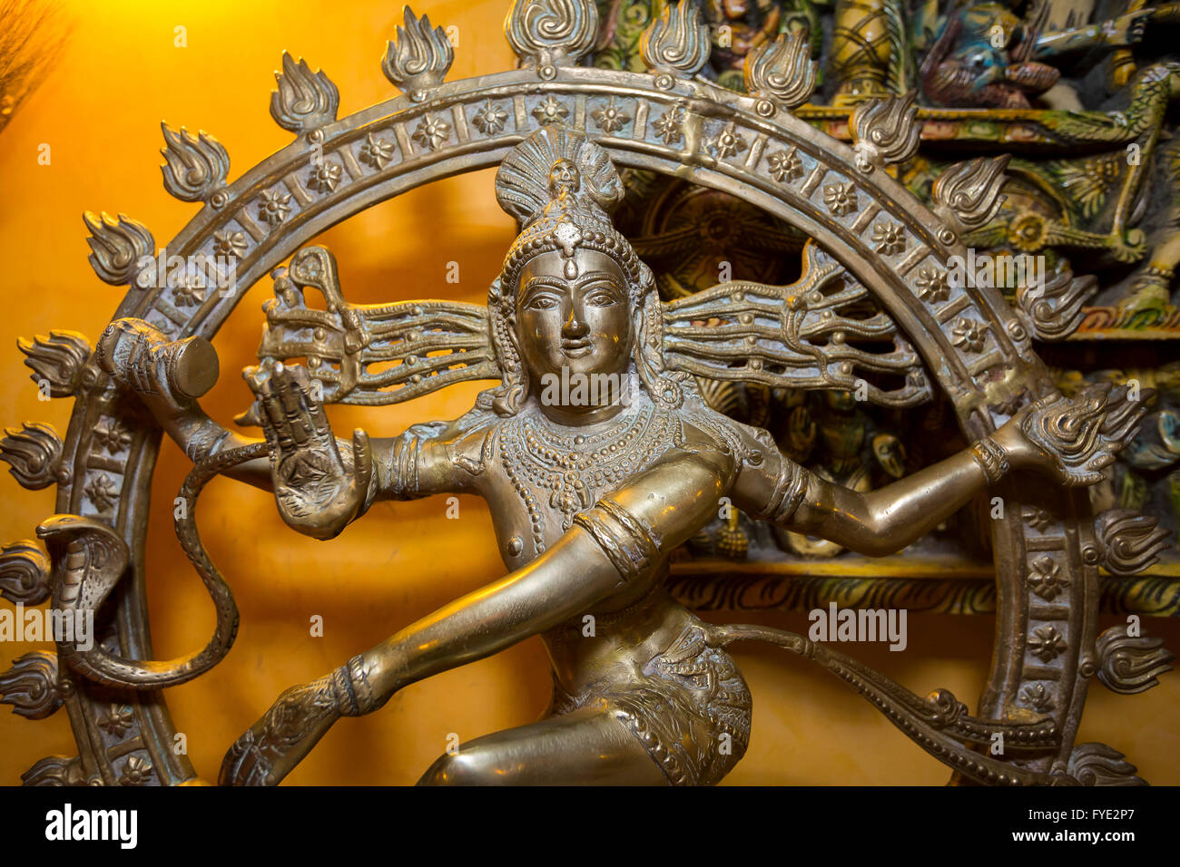 Statue of Shiva as a Natraj Stock Photo - Alamy