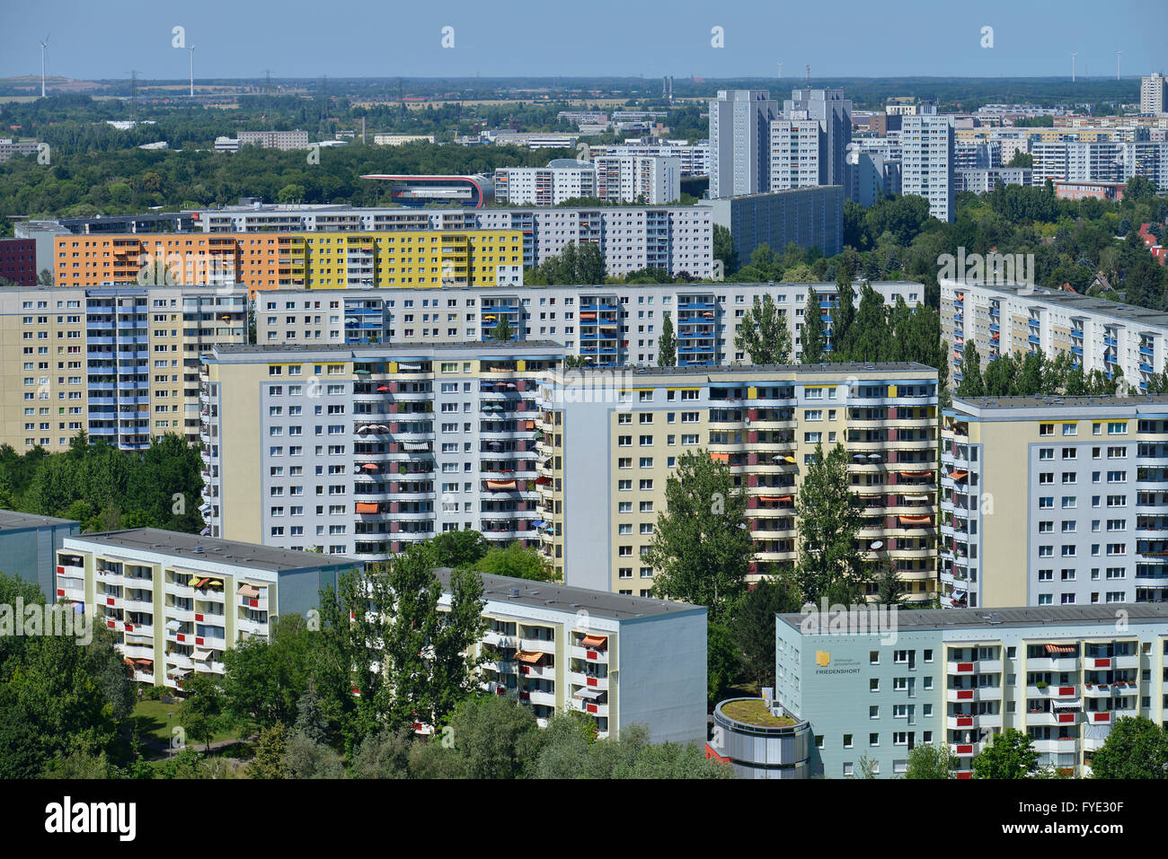 Plattenbau housing marzahn berlin germany hi-res stock photography and ...