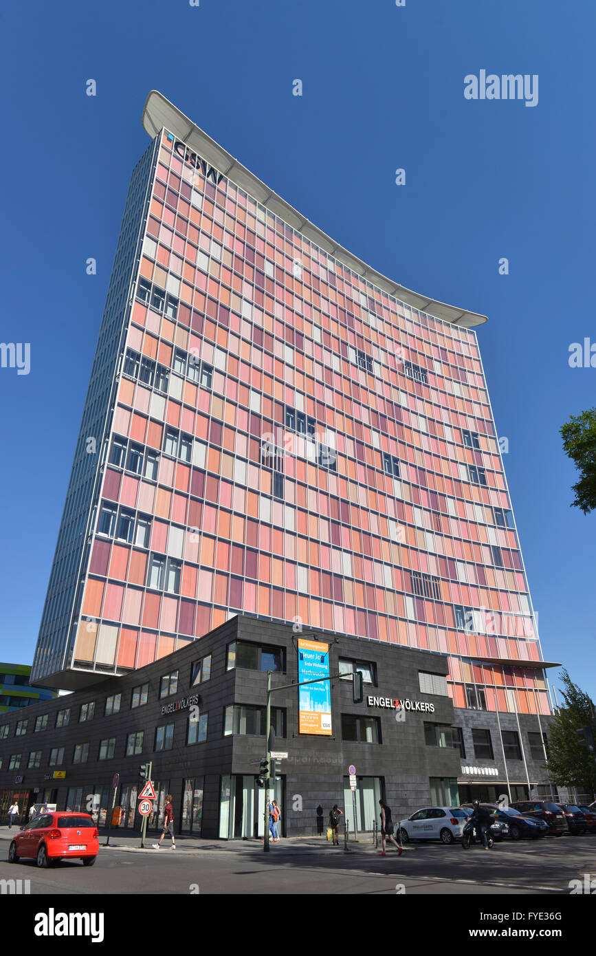 Rocket Tower, Charlottenstrasse, Kreuzberg, Berlin, Deutschland Stock ...