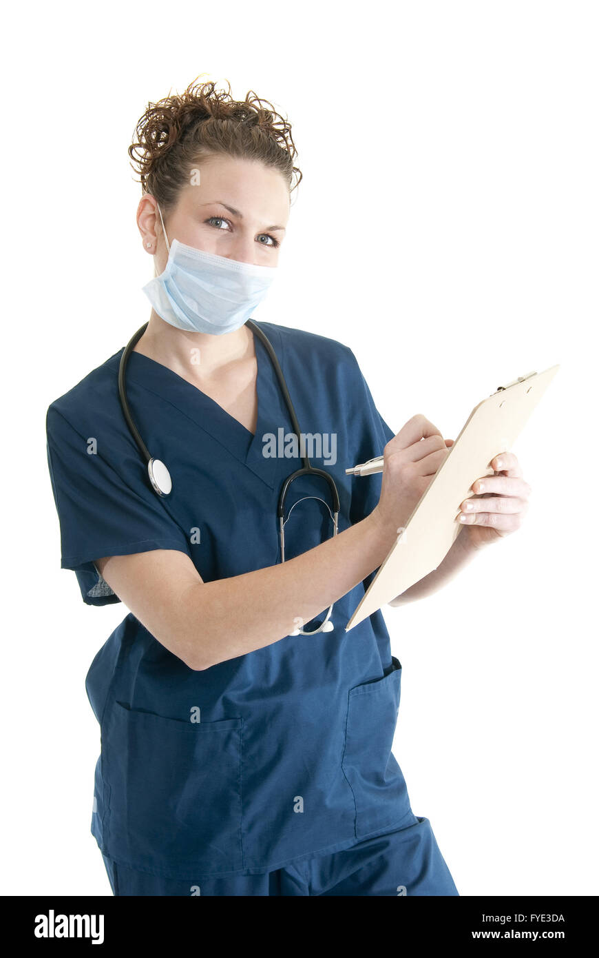 Nurse taking notes Stock Photo - Alamy