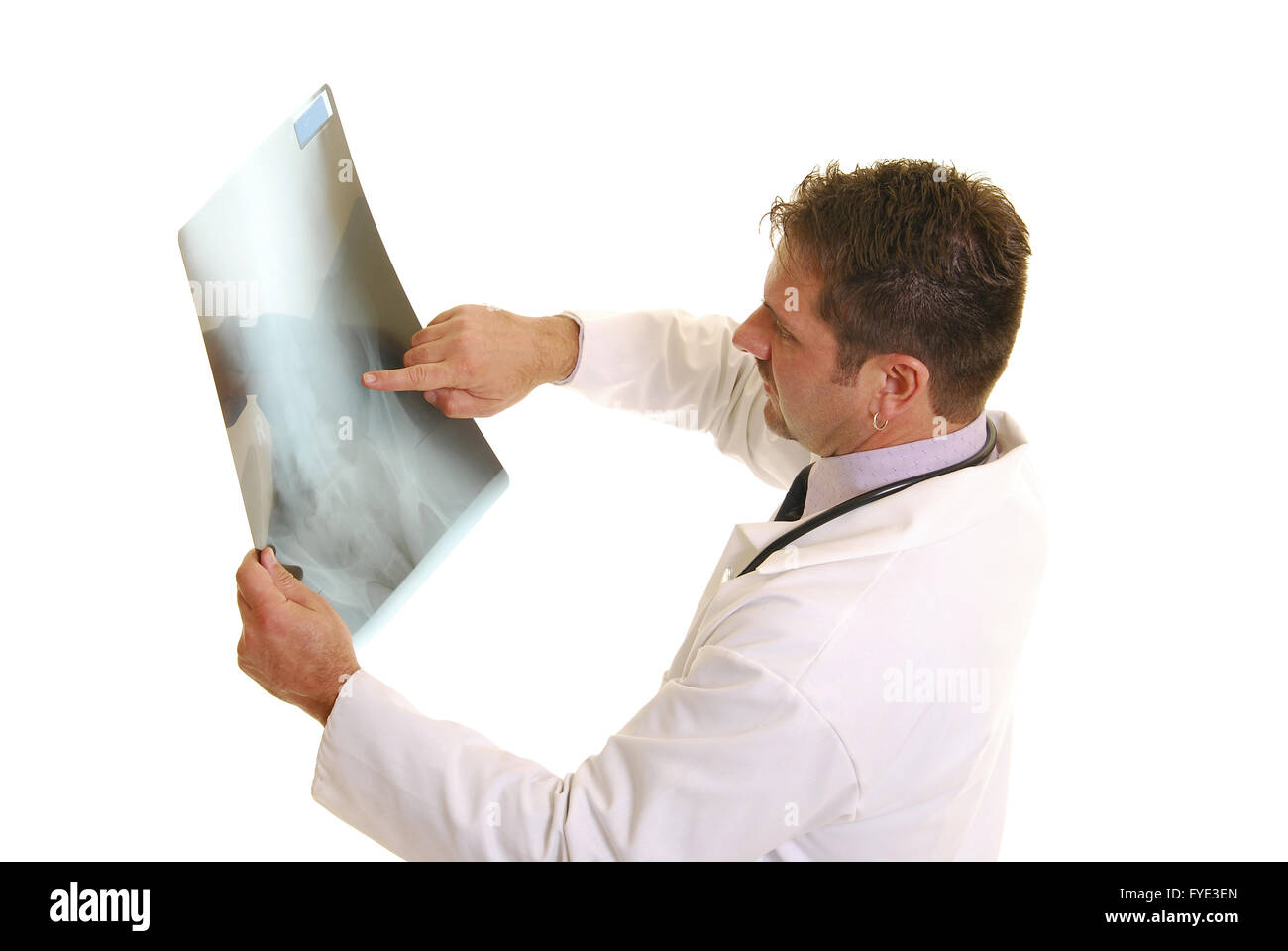 Doctor with X-ray Stock Photo - Alamy