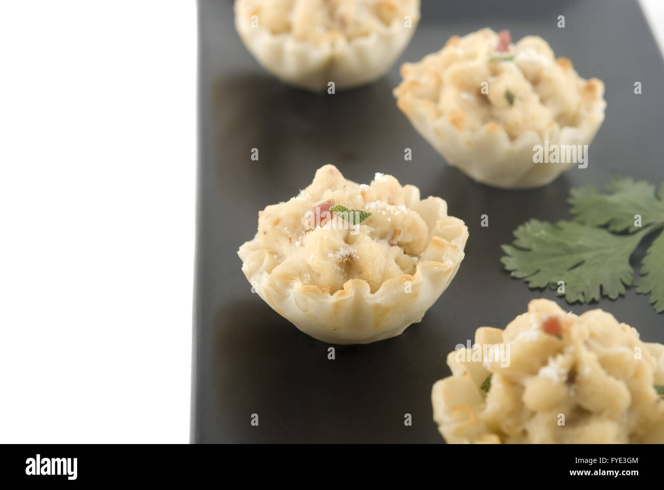 Elegant bean appetizer Stock Photo - Alamy