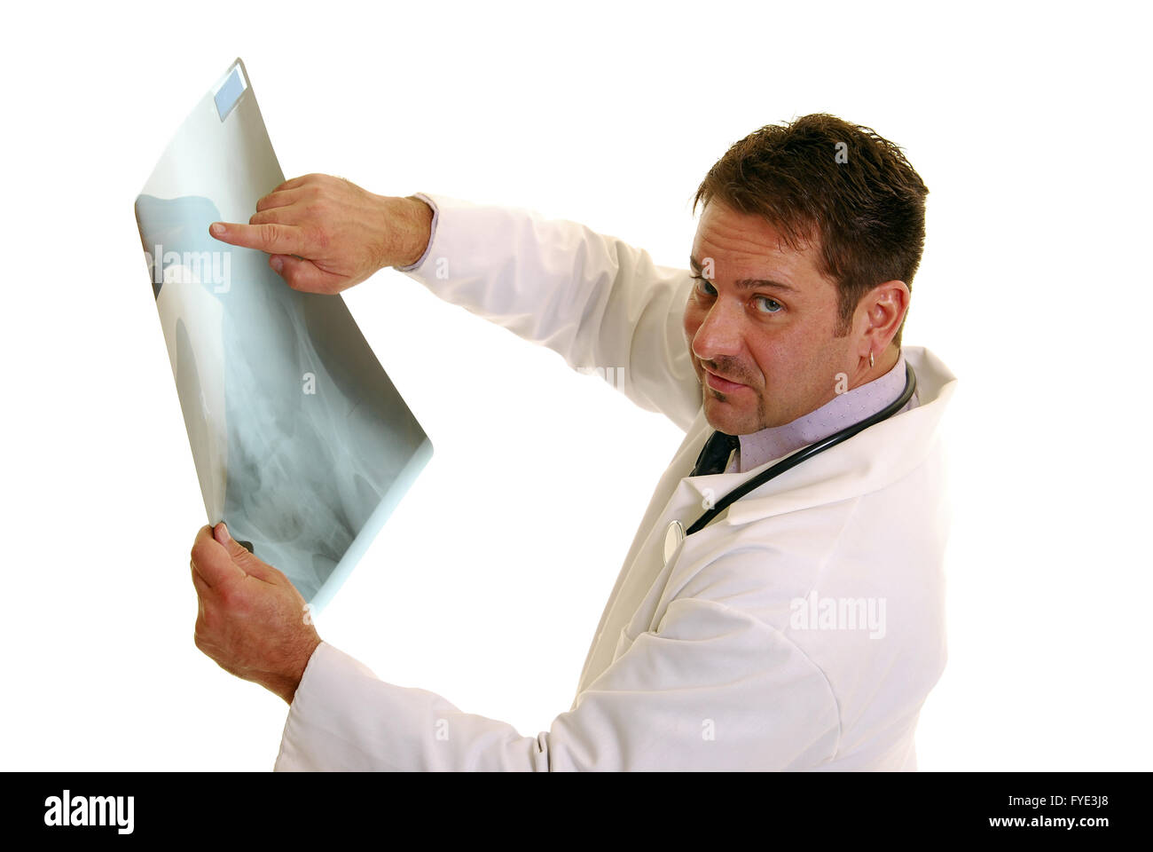 Doctor with X-ray Stock Photo - Alamy
