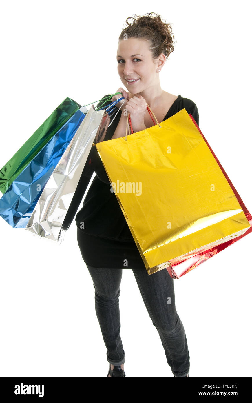 On a shopping spree Stock Photo - Alamy