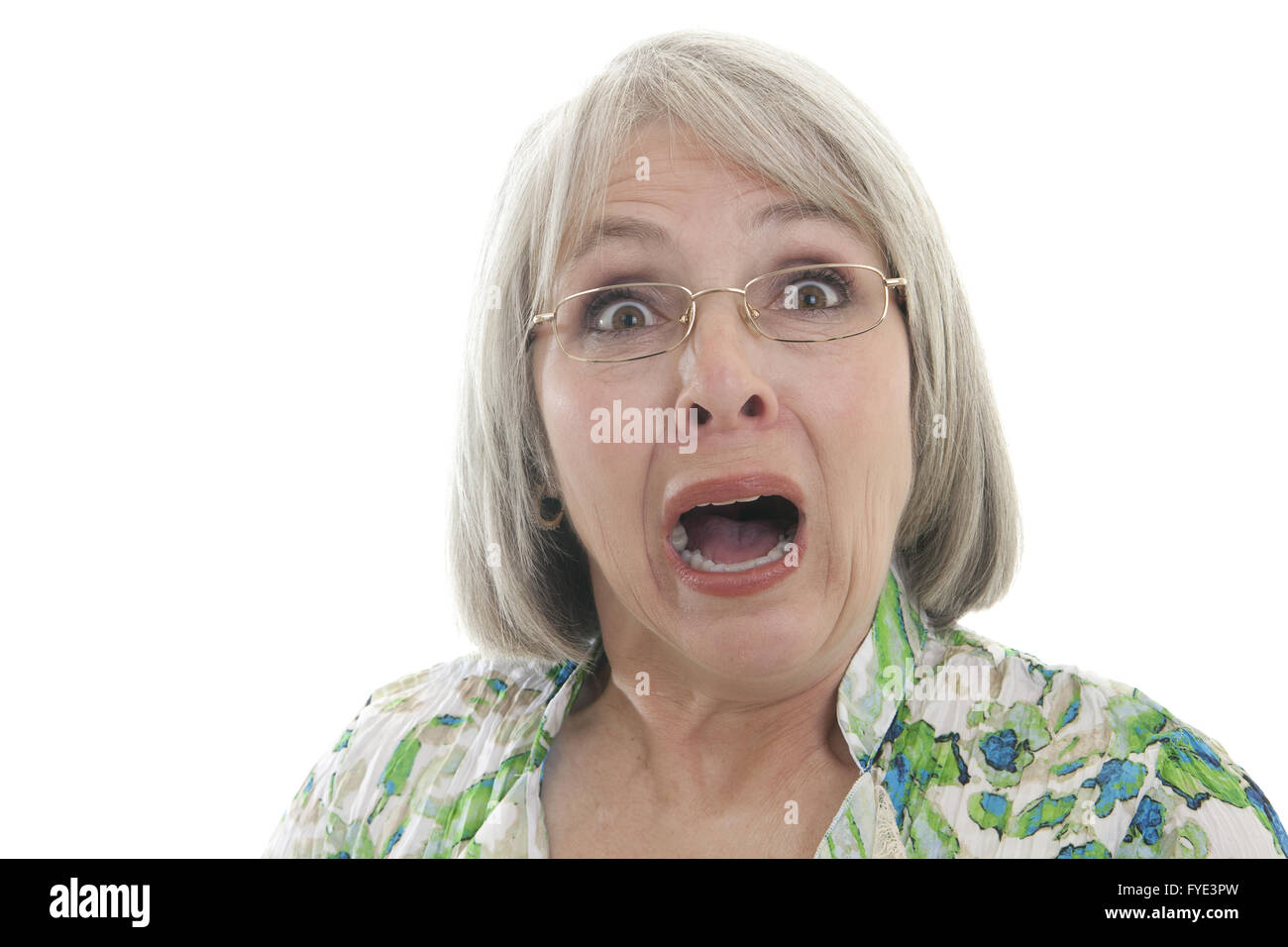 Lady scared hi-res stock photography and images - Alamy