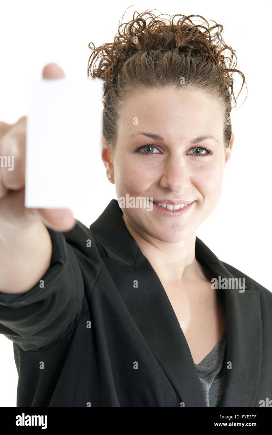 Please take my card Stock Photo - Alamy