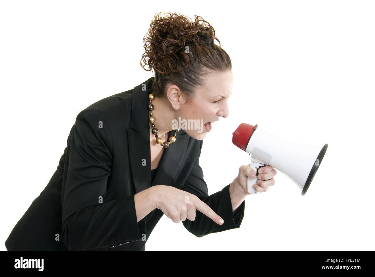 Angry boss Stock Photo - Alamy