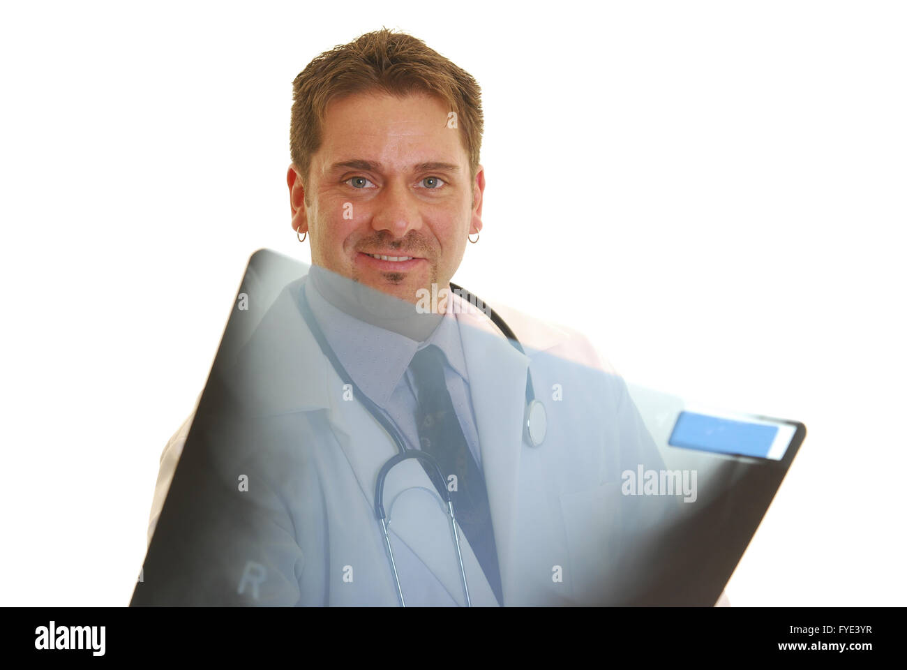 Doctor with X-ray Stock Photo - Alamy