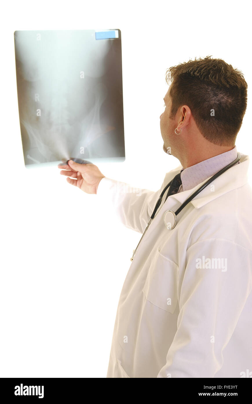 Doctor with X-ray Stock Photo - Alamy