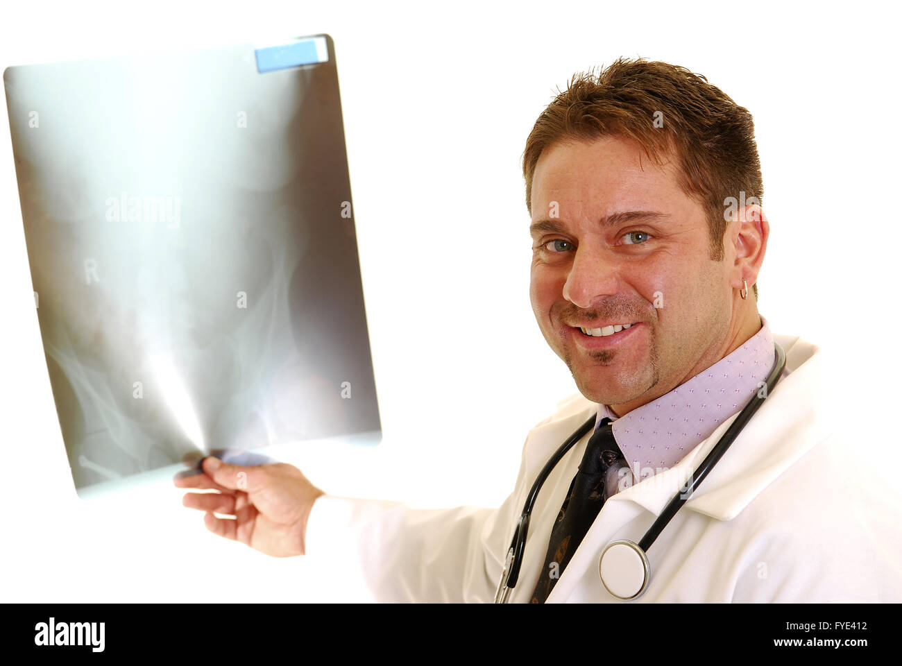 Doctor with X-ray Stock Photo - Alamy