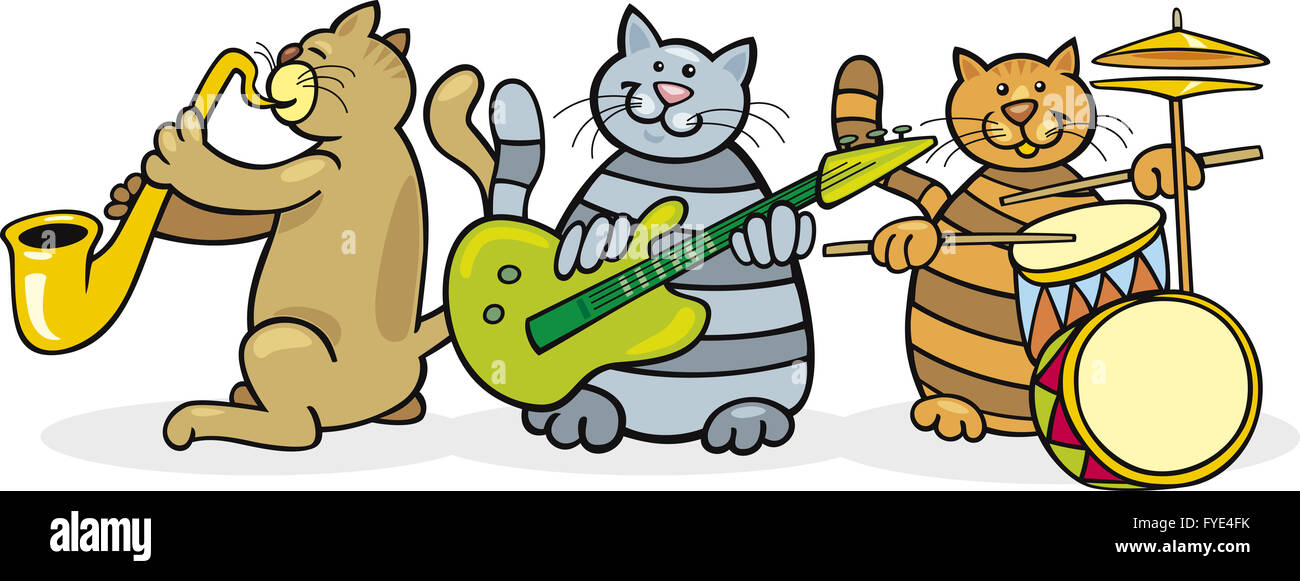 Guitar and tabby cat hi-res stock photography and images - Alamy