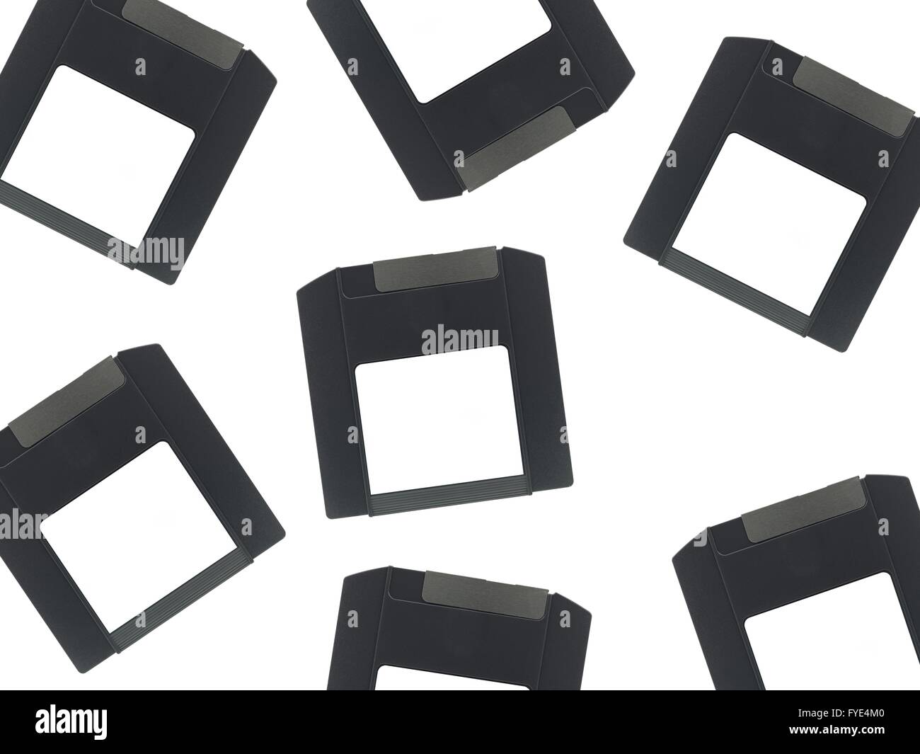 A backup zip drive disk isolated against a white background Stock Photo ...