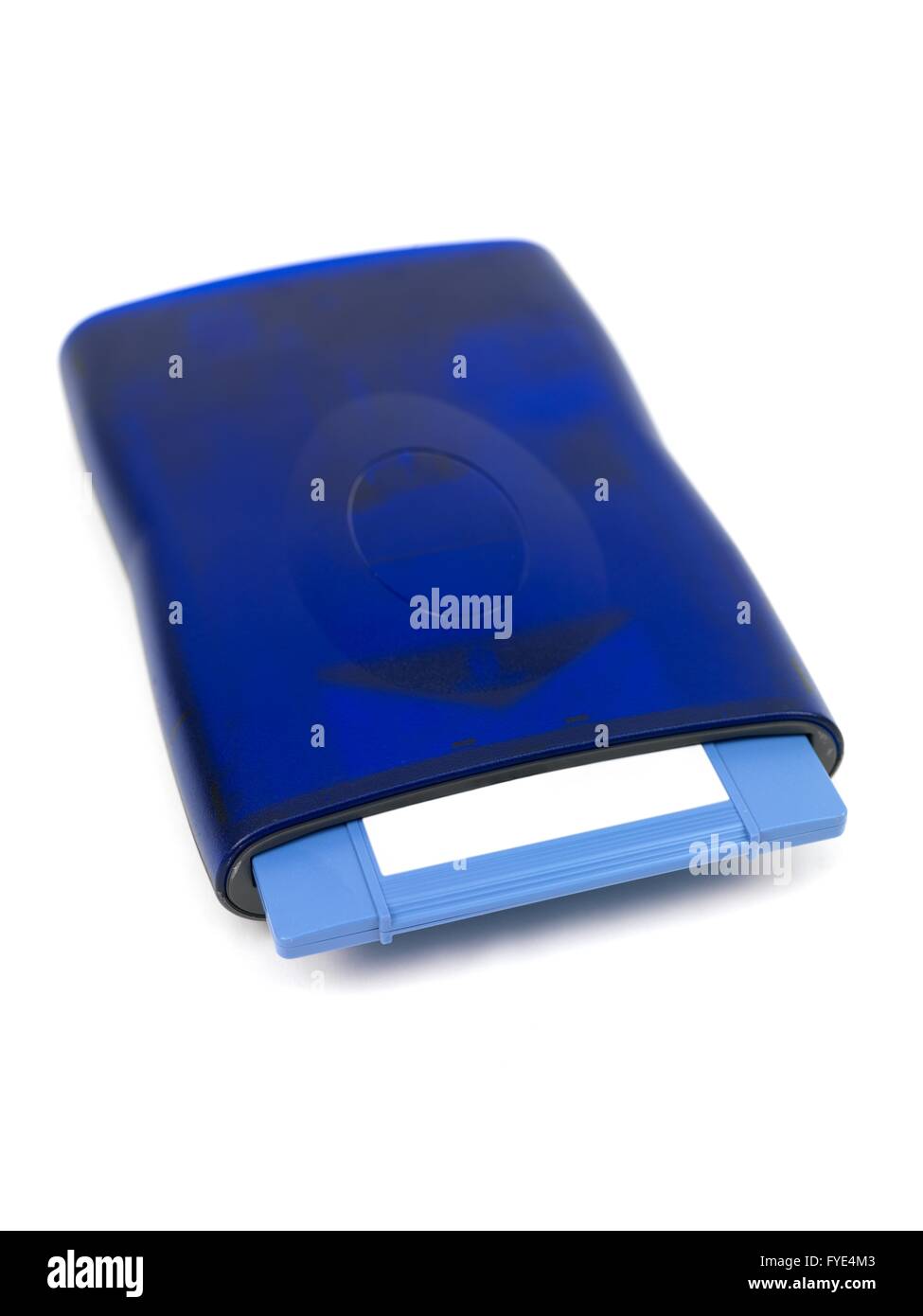A backup zip drive isolated against a white background Stock Photo - Alamy