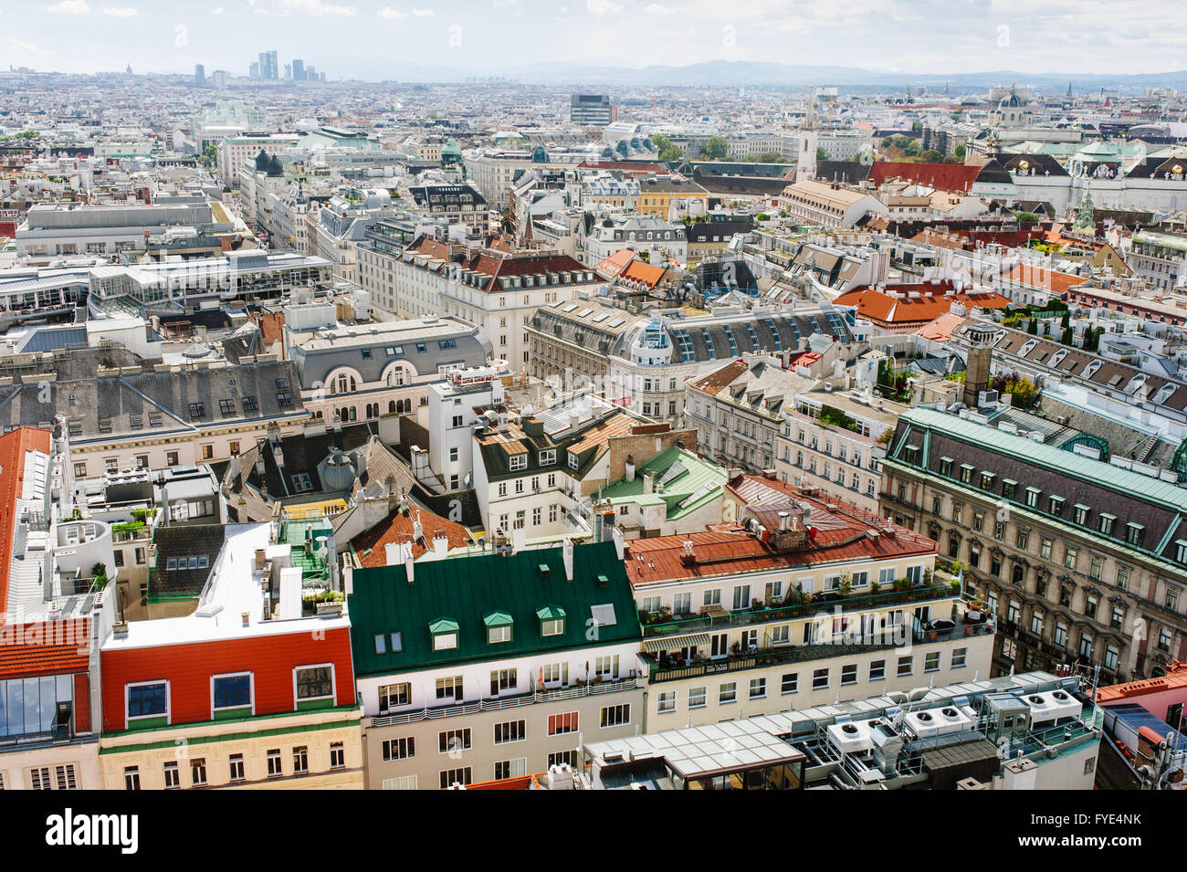 Panoramic view of Vienna Stock Photo - Alamy