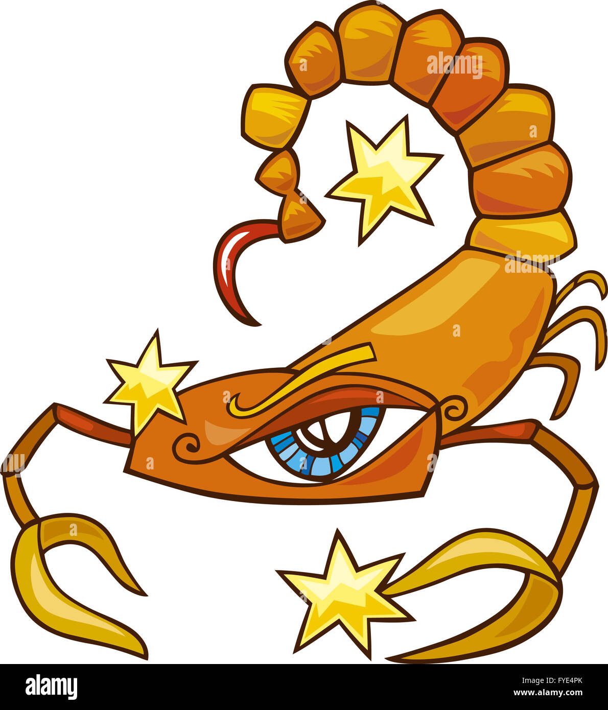 Zodiac scorpio sign Stock Photo - Alamy
