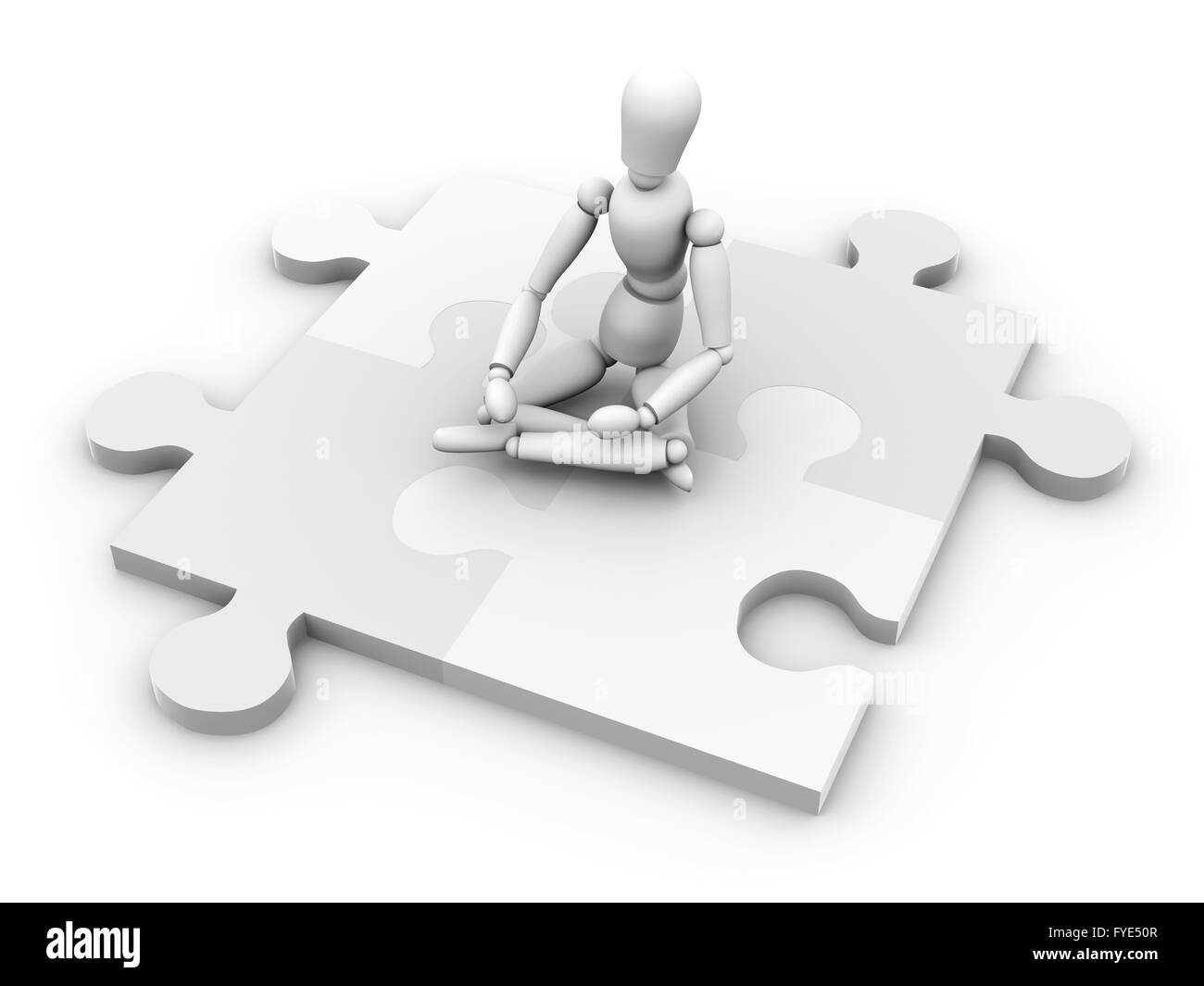 3d combination puzzle Cut Out Stock Images & Pictures - Alamy