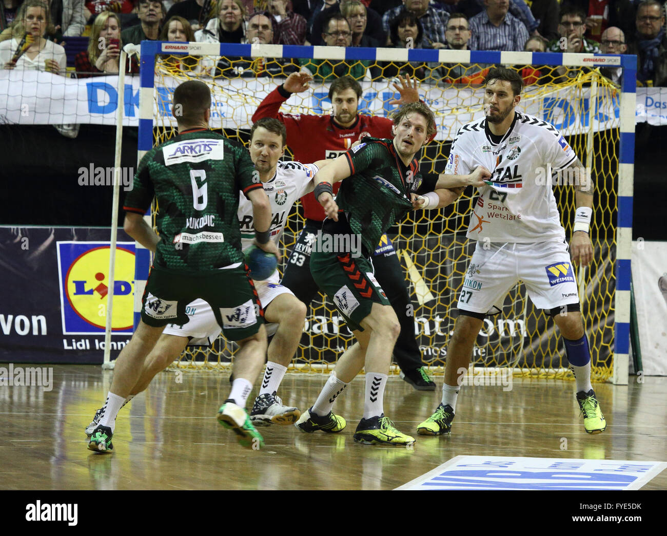 Action from Berlin Füchse pro-handball match against HSG Wetzlar on ...