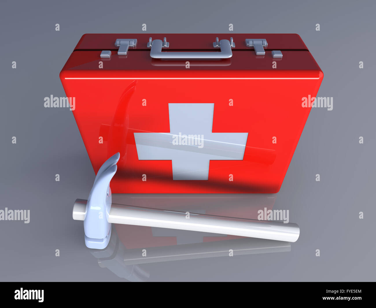 Construction First aid Stock Photo - Alamy