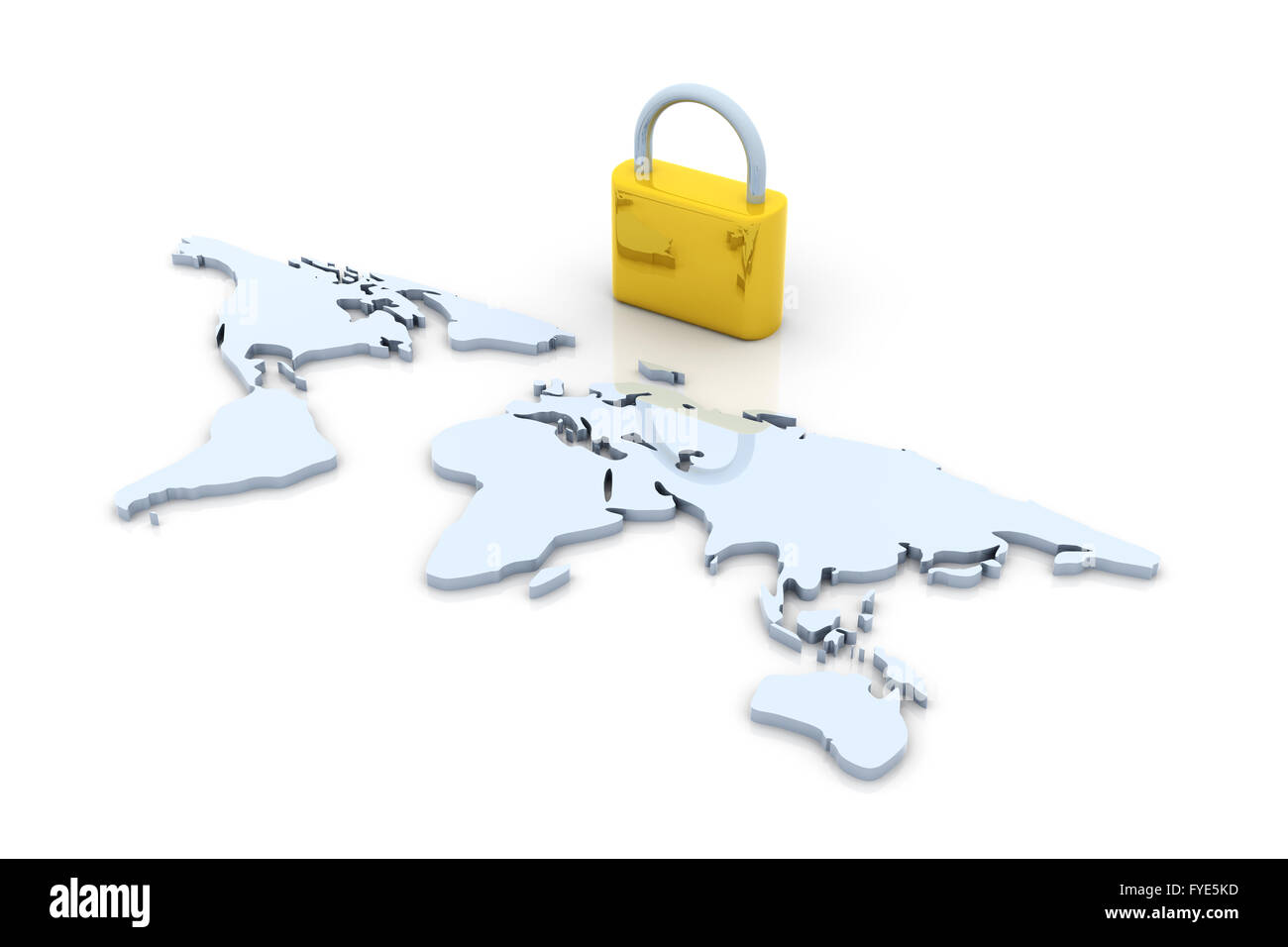 Security map europe Cut Out Stock Images & Pictures - Alamy