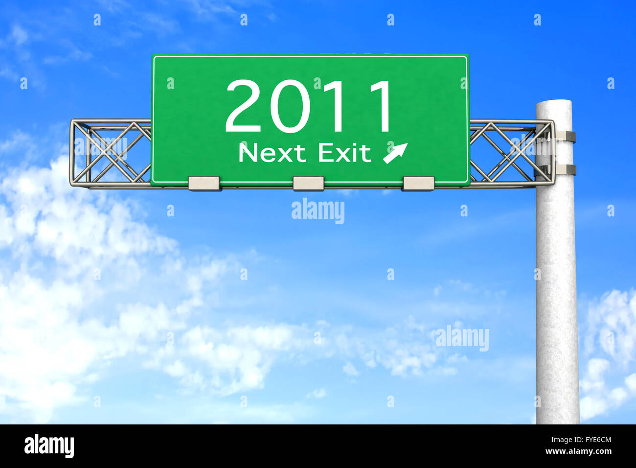 Highway Sign - Next Exit 2011 Stock Photo - Alamy